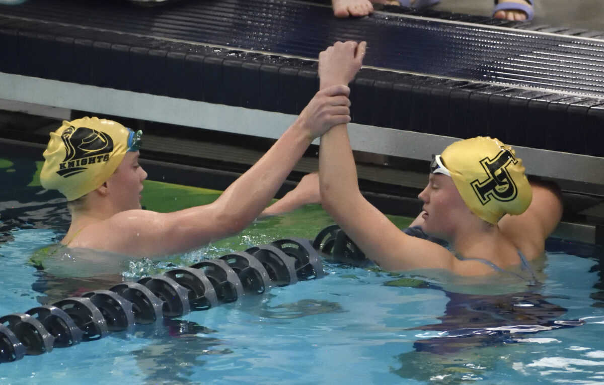 Good to be first: Lone Peak girls swimming dominates to get three-peat ...
